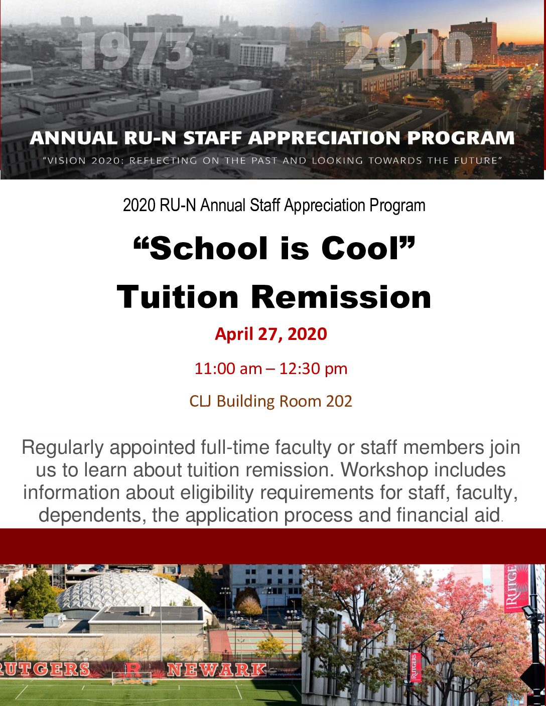 “School is Cool” Tuition Remission – Newark Human Resources